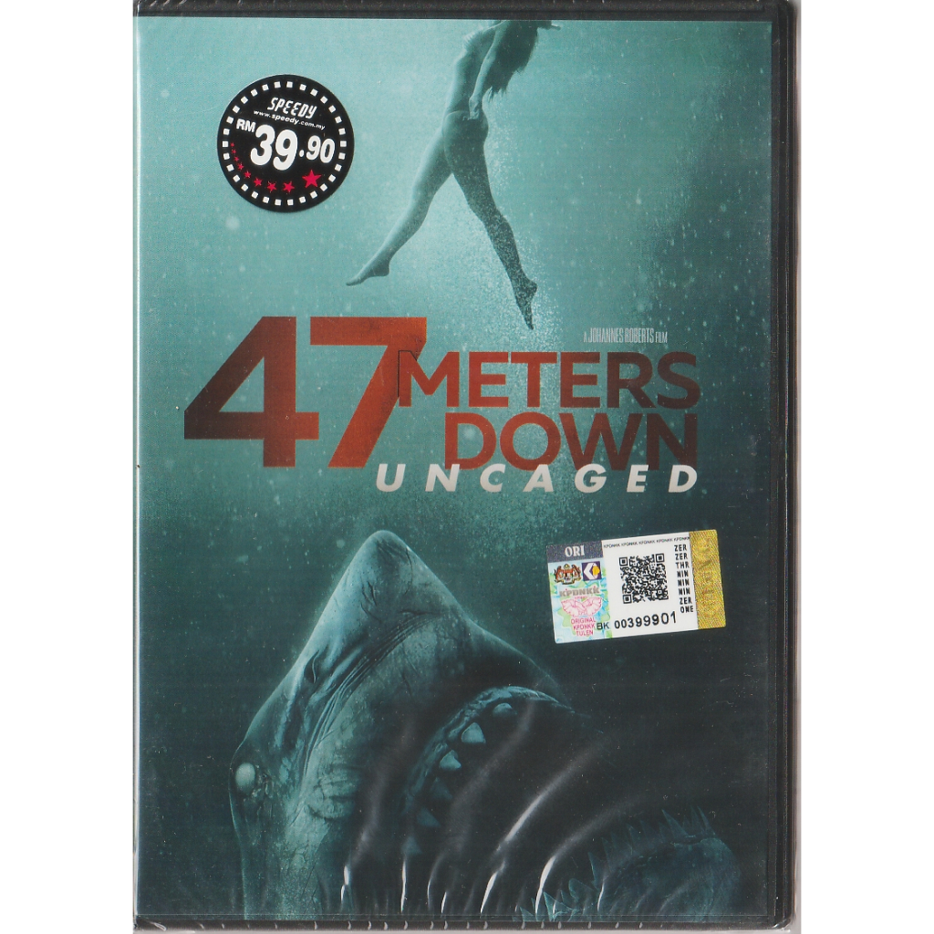 DVD 47 METERS DOWN UNCAGED ( ORIGINAL DVD ) | Shopee Malaysia