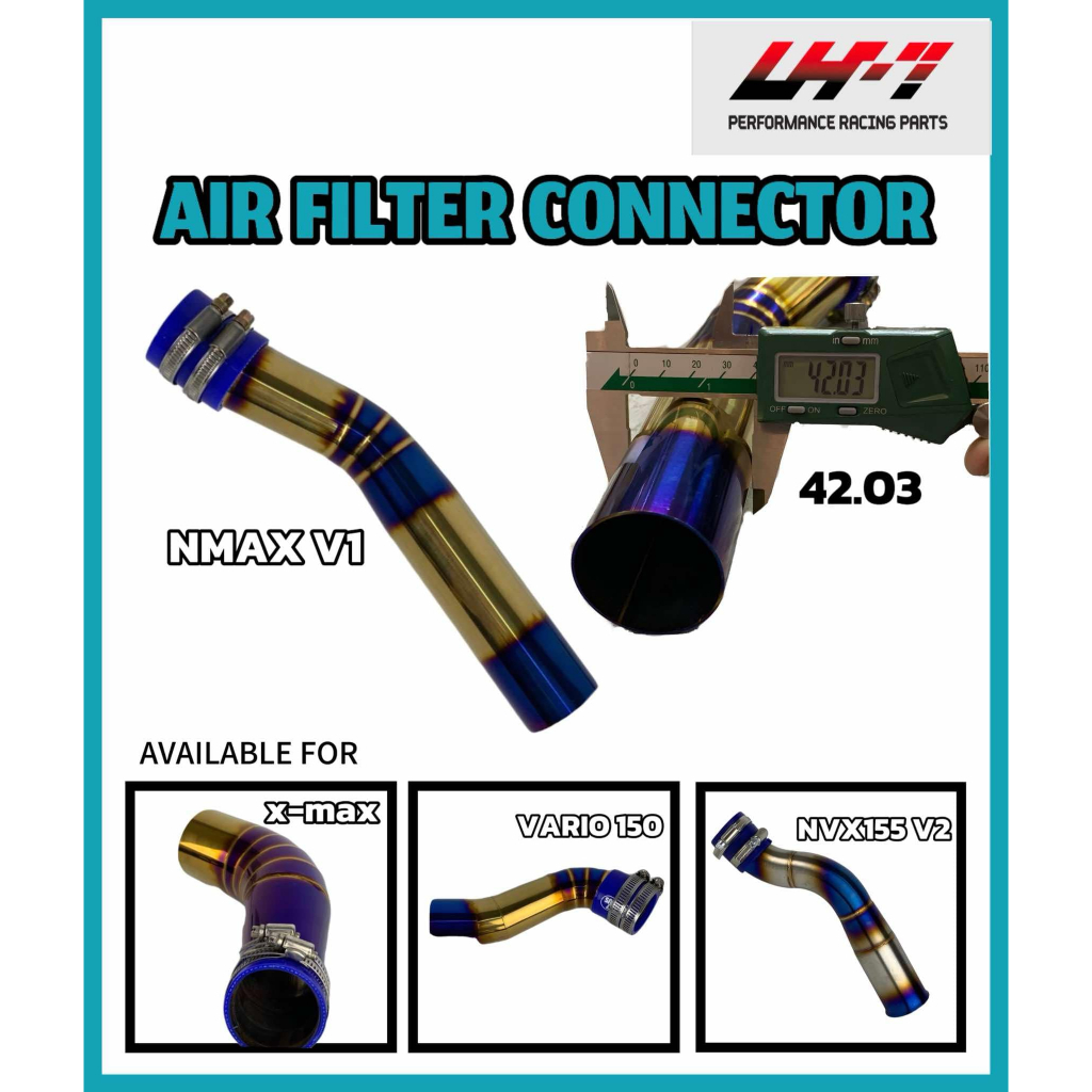 VELOCITY XMAX NVX NMAX VARIO150 CLICK AIR FUNNEL INTAKE PIPE AIR INTAKE ...