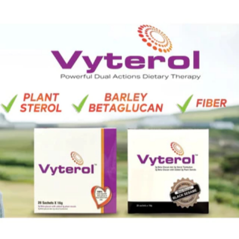VYTEROL ORIGINAL/BLACK SESAME SACHET WITH BETA-GLUCAN PLUS PLANT STEROL ...