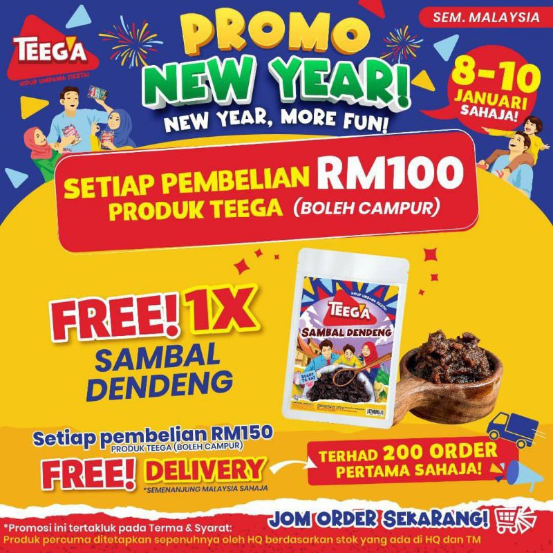 TEEGA SAMBAL DENDENG | Shopee Malaysia