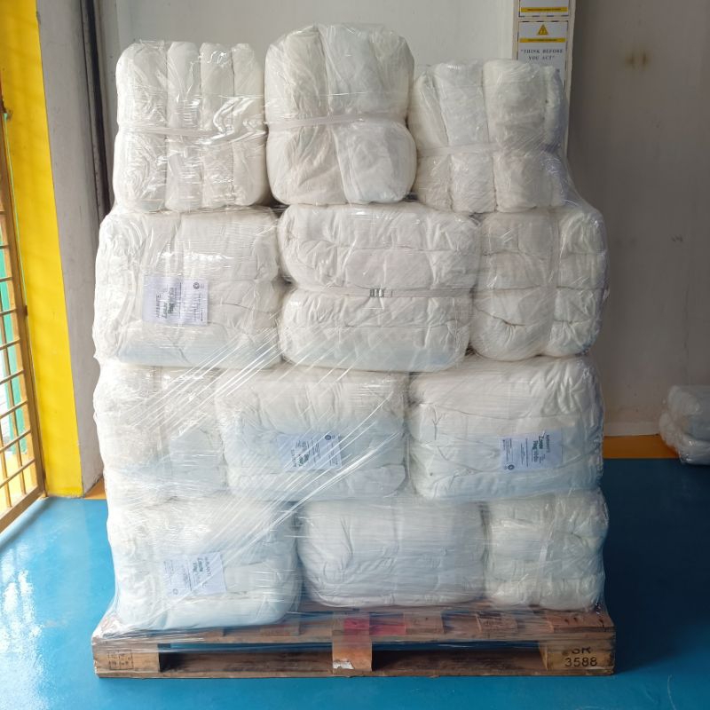 LOOSE RAG WHITE 10KG PER BAG PREMIUM MATERIAL HIGH SATISFACTION KAIN ...