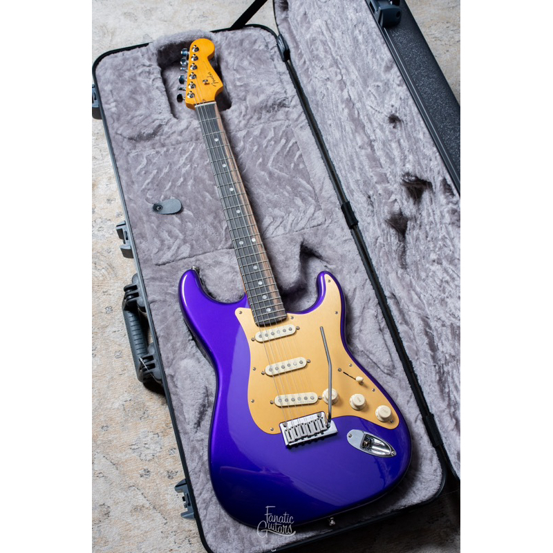 Pre order Fender FSR American Ultra Stratocaster Electric Guitar, Ebony ...