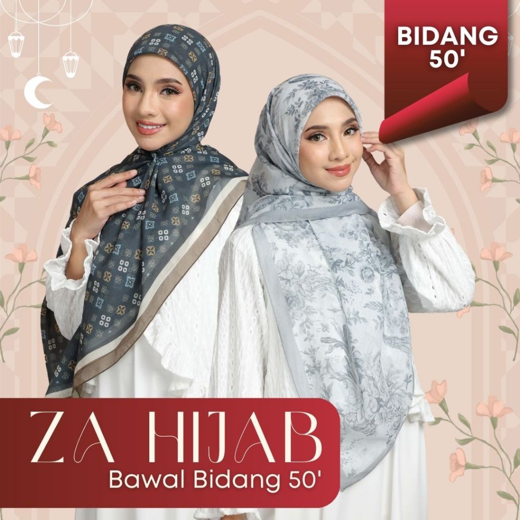 ZOE ARISSA NEW BAWAL BIDANG 50 Printed Hijab Tudung Bawal Bercorak ...