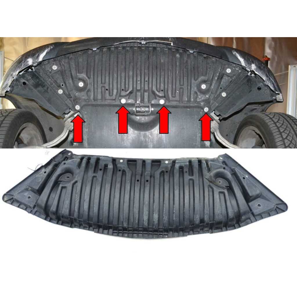 Mercedes W204 Original Front Bumper Under Tray/Engine Under Cover ...