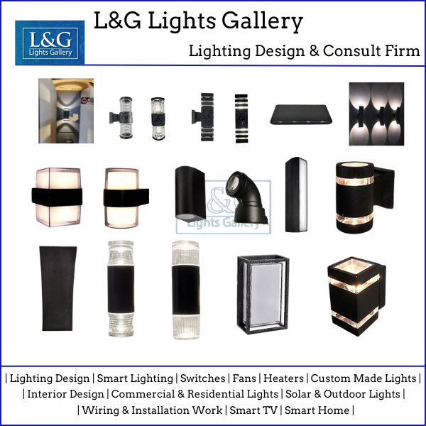 lglights Outdoor Wall Light Water Proof Lampu Dinding Luar LED ...