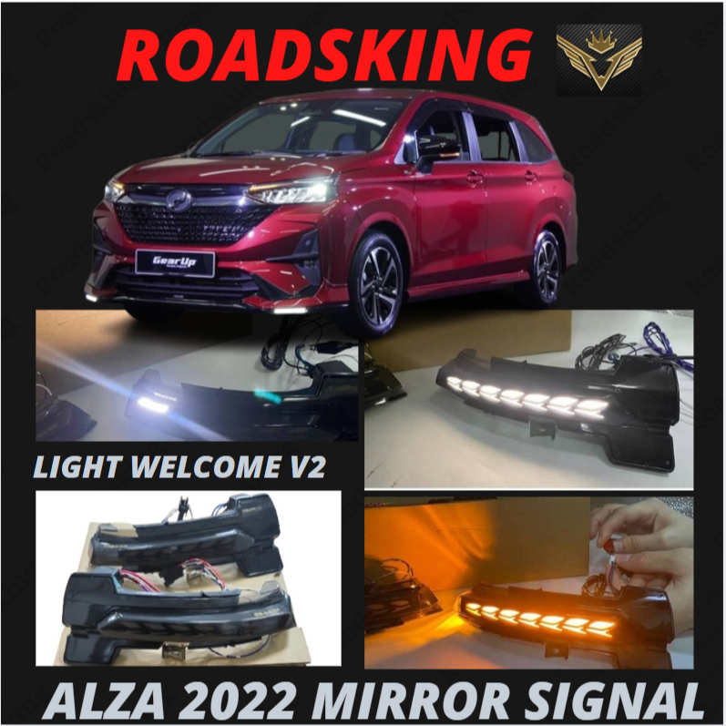 PERODUA ALZA 2022 2023 2024 DAYLIGHT DRL SIDE MIRROR SIGNAL RUNNING ...