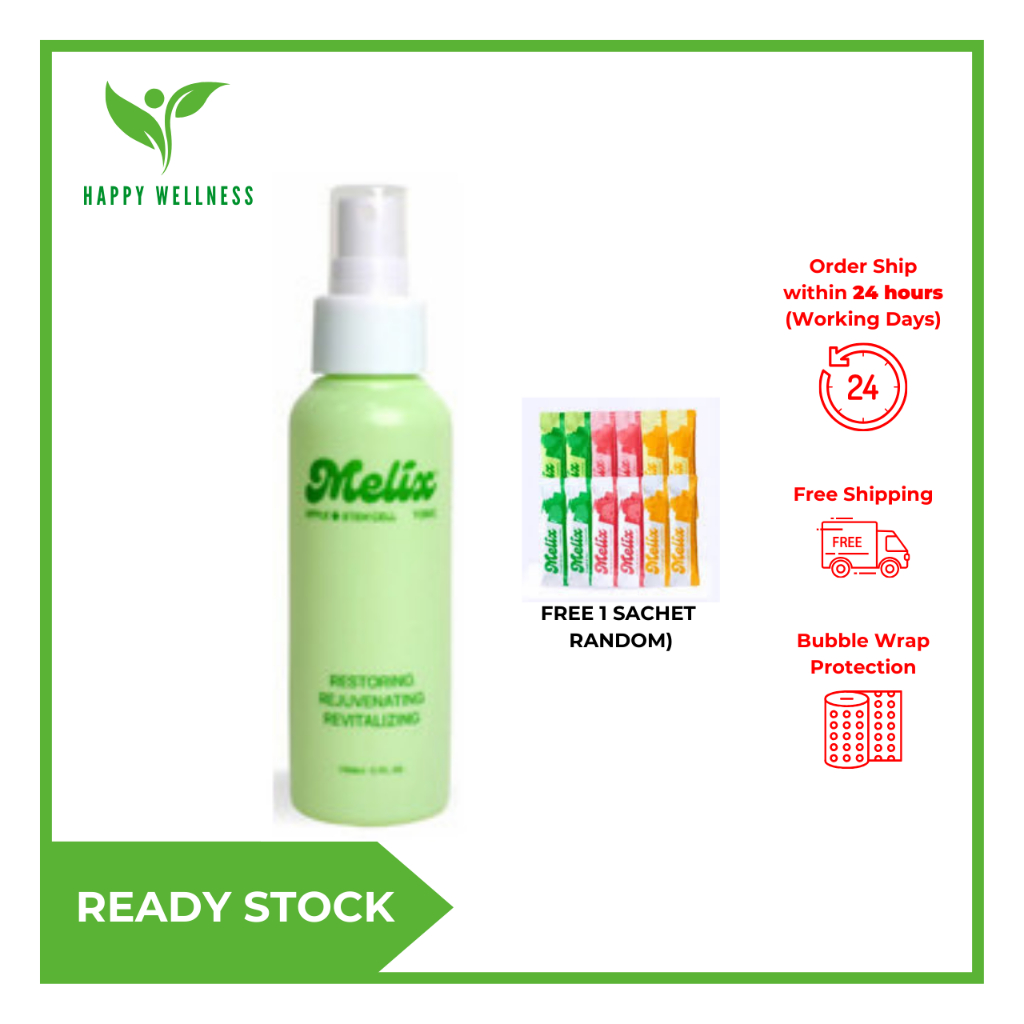 [Free 1 Trial Pack 10ml] MELIX APPLE STEM CELL TONIC 110ML | Shopee ...