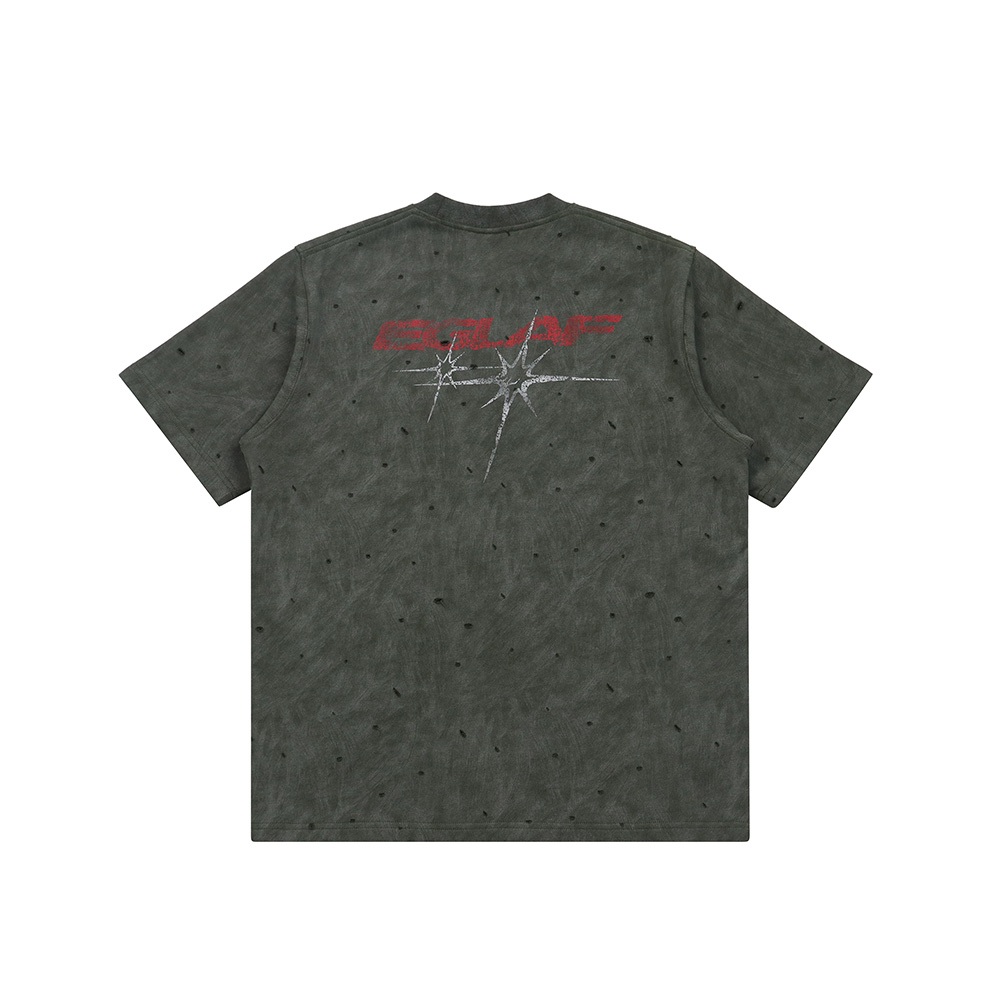 EGLAF Stars Print Tee (Army Green) | Shopee Malaysia