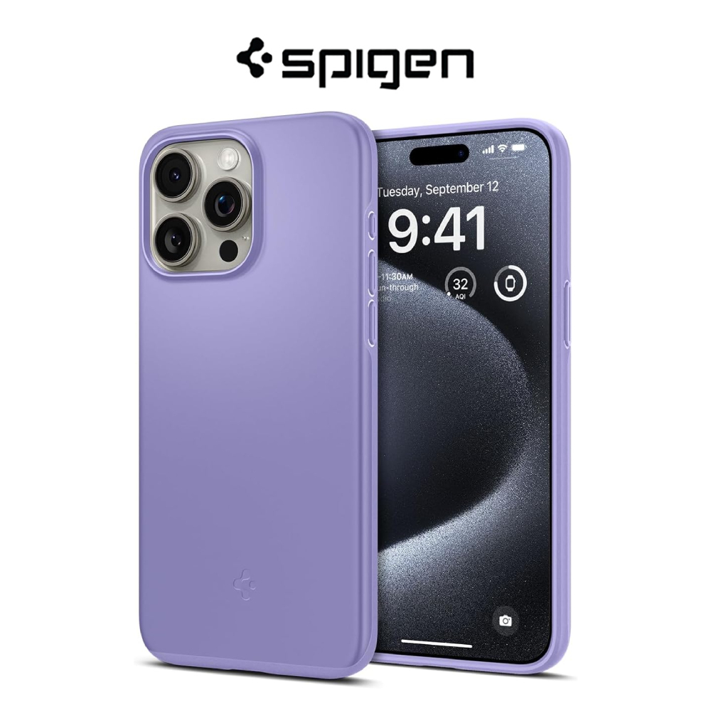 Spigen iPhone 15 Pro Case 6.1" Thin Fit Upgraded Protection and All ...