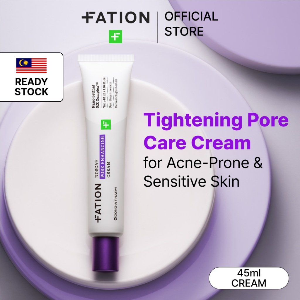 FATION Nosca9 Pore Enhancing Cream 45ml [EXP 08/2027] | Shopee Malaysia