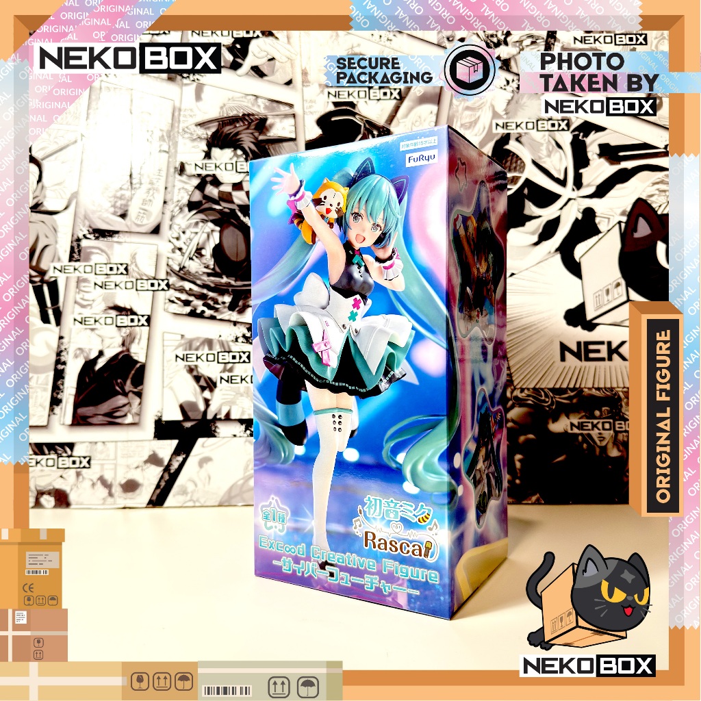 Original Japan Anime Figure Hatsune Miku Rascal Exceed Creative Figure ...