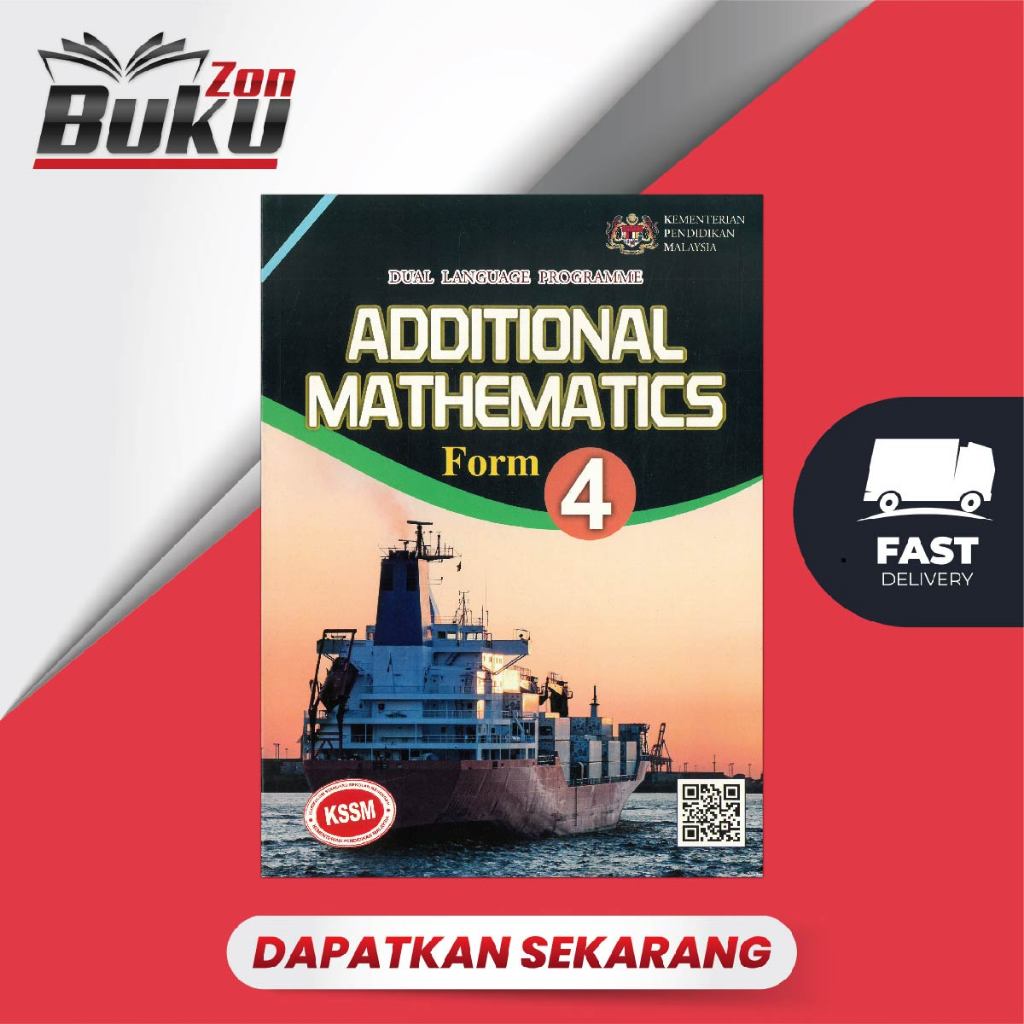 ZON BUKU PELANGI TEXT BOOK DLP ADDITIONAL MATHEMATICS FORM 4 ...