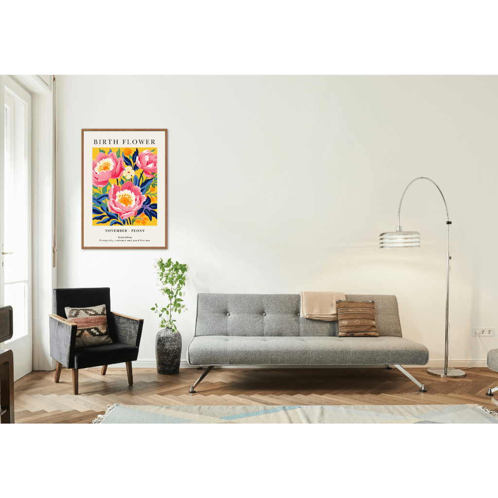 Birth Month Flower Wall Art PDF Printable | Shopee Malaysia