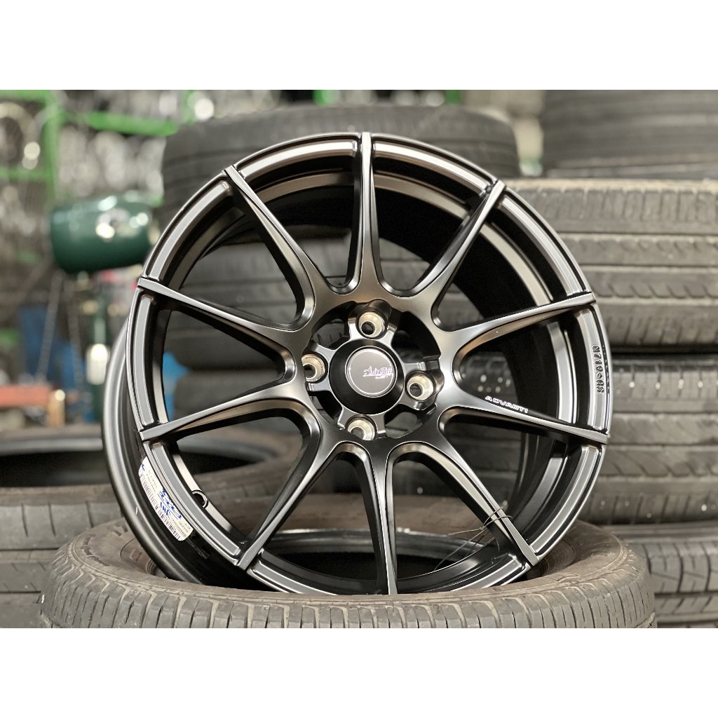 NEW 16X7J Advanti Proto Rim (set of 4) Black 4X100 for City Jazz Vios Yaris Myvi Mazda 2 ...