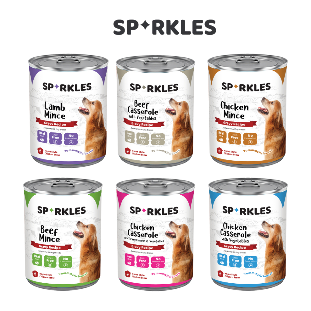 Sparkles Chicken w Vege/Chicken w Turkey & Vege/ Lamb Mince/Chicken ...