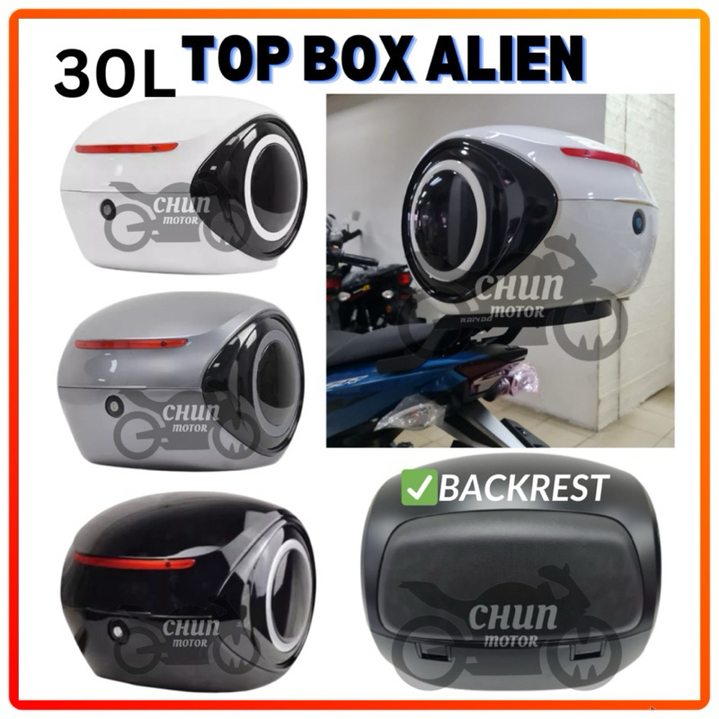Top Box Alien Siput Motor 30L Box Motor Universal Y15zr Y16zr Rsx ...