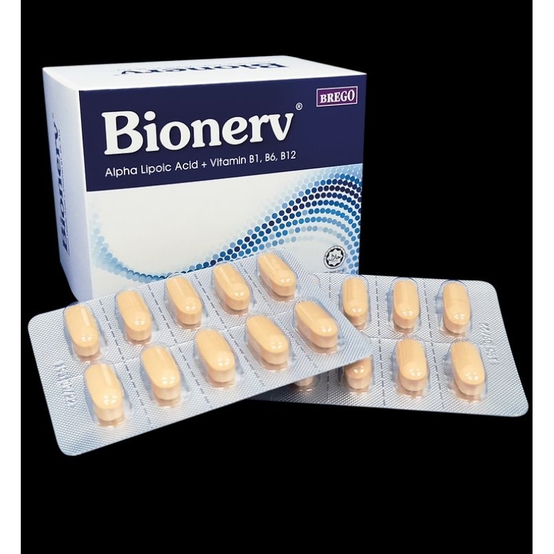 BIONERV 60TABLETS (B COMPLEX + ALPHA LIPOIC ACID) | Shopee Malaysia