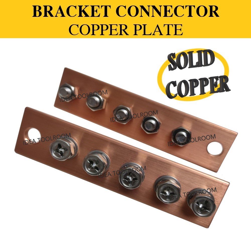 BATTERY TERMINAL GROUNDING COPPER BRACKET EARTH COPPER PLATE . | Shopee ...