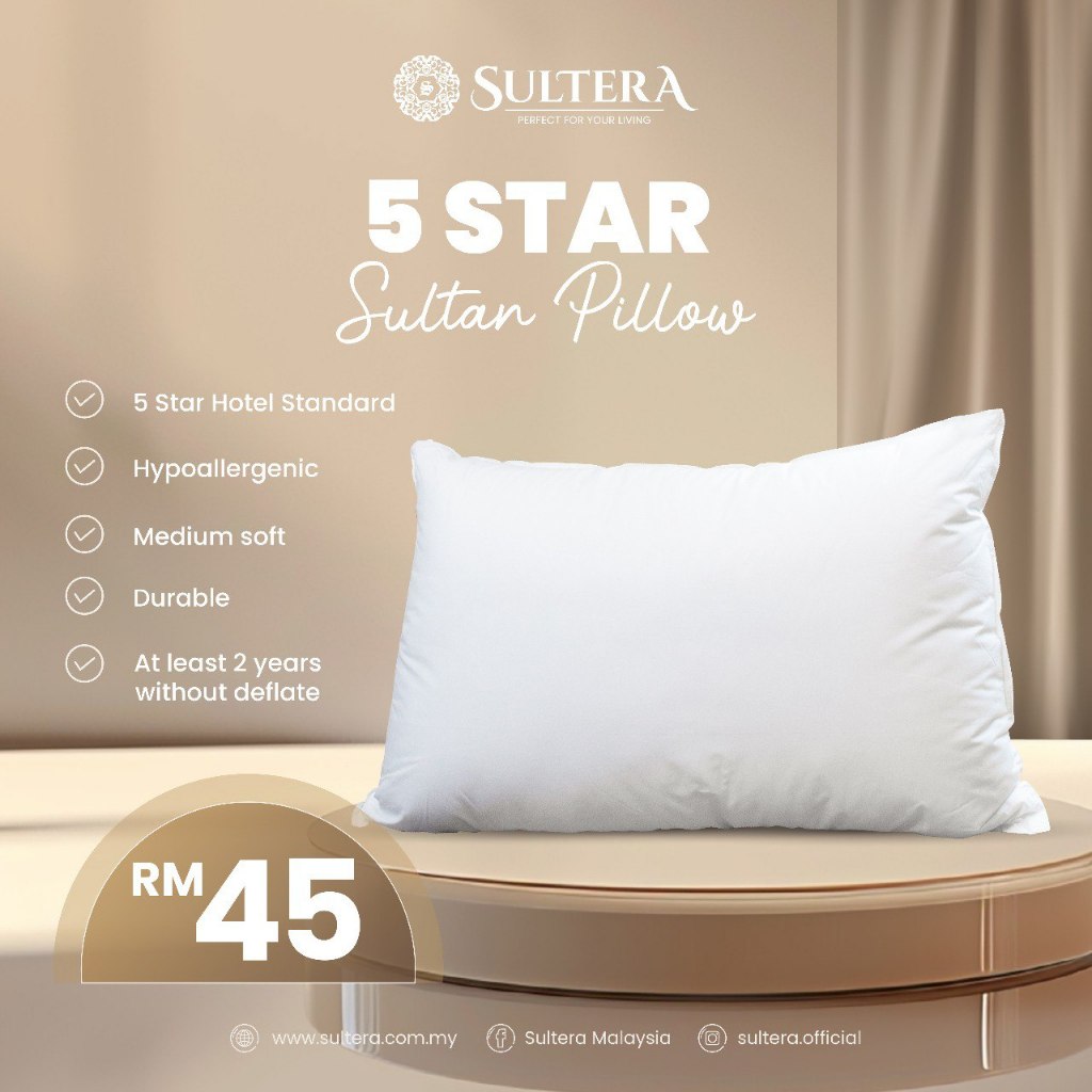Bantal Hotel SULTERA | THE SULTAN 5 STAR PILLOW HOTEL Bantal Peluk ...