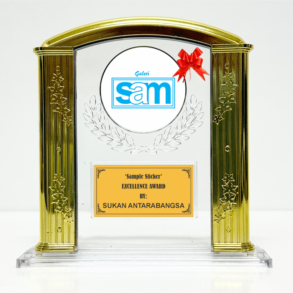 Plak Plastik Akrilik EM18055 Plastic Acrylic Plaque CENDERAHATI ...