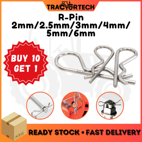 [Buy 10 Free 1] TractorTech | R Pin/R Clip/Cotter Pin Multipurpose (2mm ...