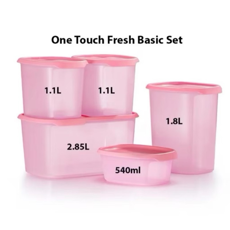 Tupperware One touch fresh oval | Shopee Malaysia