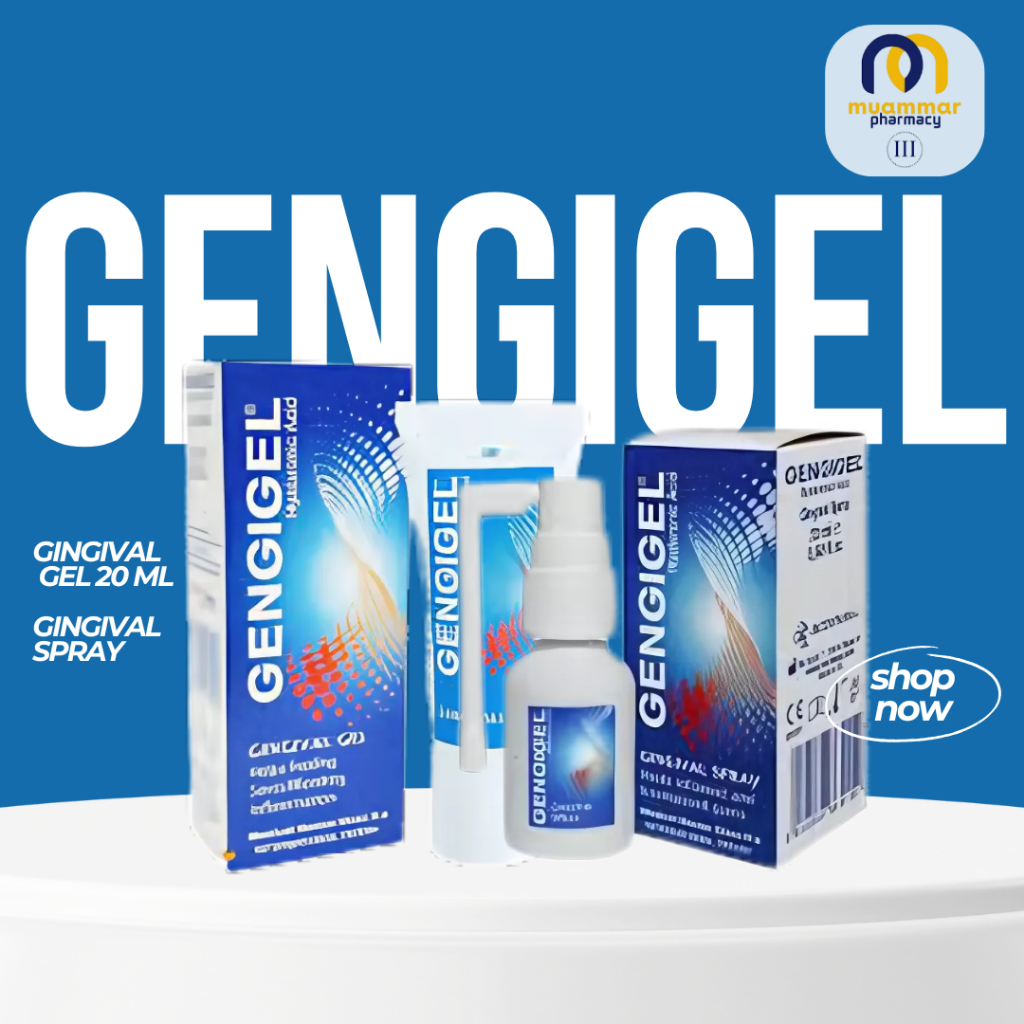 Gengigel Gingival Gel & Spray 20ml untuk memulihkan keradangan dan ...