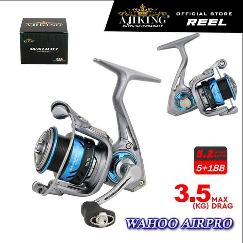 MESIN PANCING SALTWATER SPINNING AJIKING WAHOO PRO FISHING REEL SUITABLE FOR SALTWATER USE ...