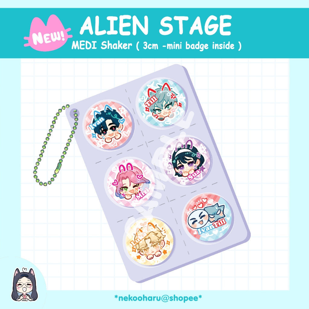 [Ready Stock] Alien Stage _ ALNST _ Shaker _ Mini Button Badge | Shopee ...