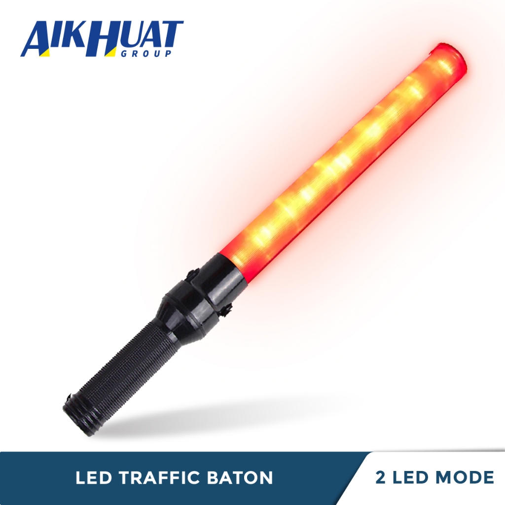 Traffic Stick Baton Light 54CM / 2 Mode Signal Road Control Warning ...