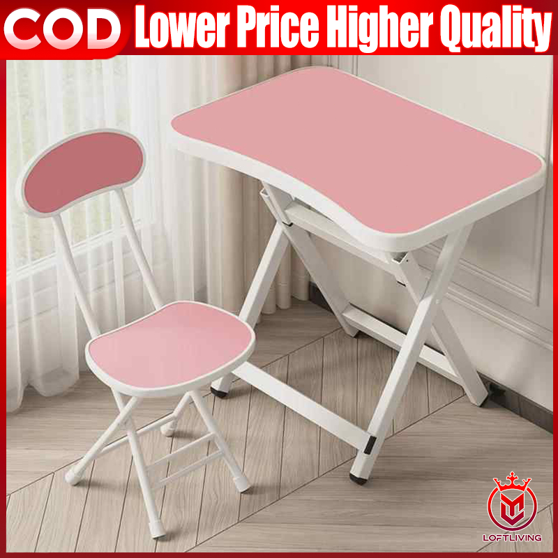 LOFT-【No Install】Children Folding Study Table Fold Writting Desk Kid's ...