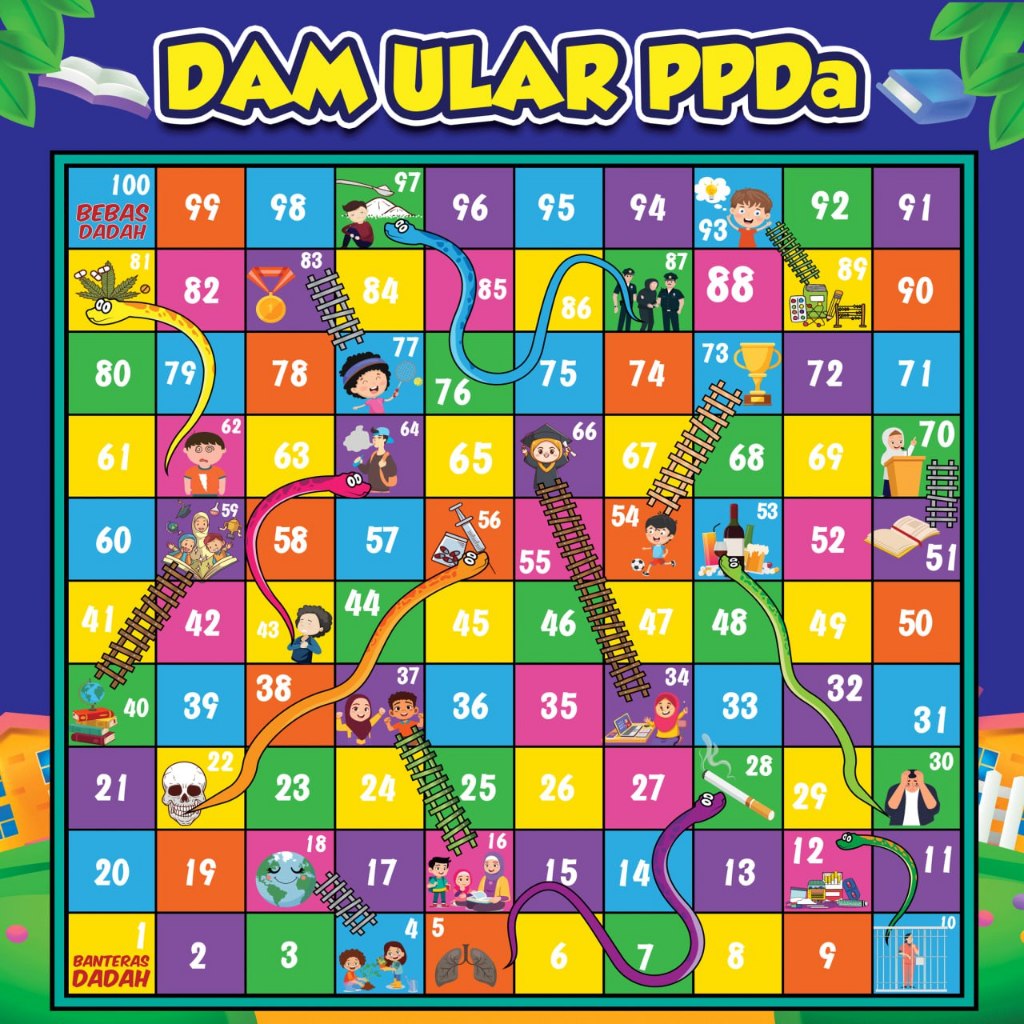 BANNER PPDa | DAM ULAR | BANNER SAHAJA | 3kaki x 3 kaki | 4 kaki x 4 ...