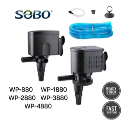 Sobo Submersible Powerhead Aquarium Pump WP880/1880/2880/3880/4880 Pam Air Akuarium Top Filter ...
