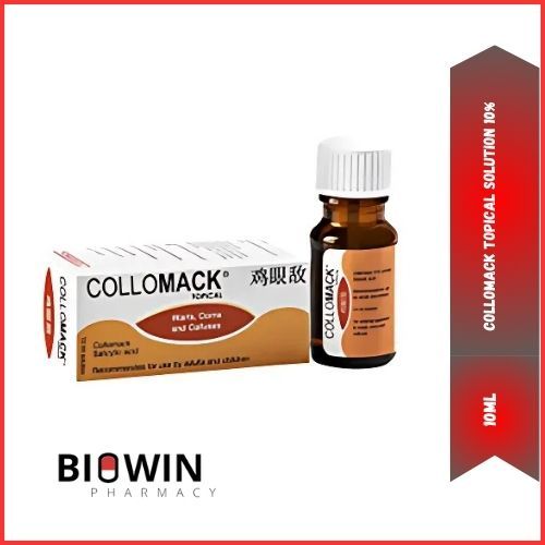 Collomack Topical Solution 10ml | For Warts, Corns & Calluses | Shopee ...