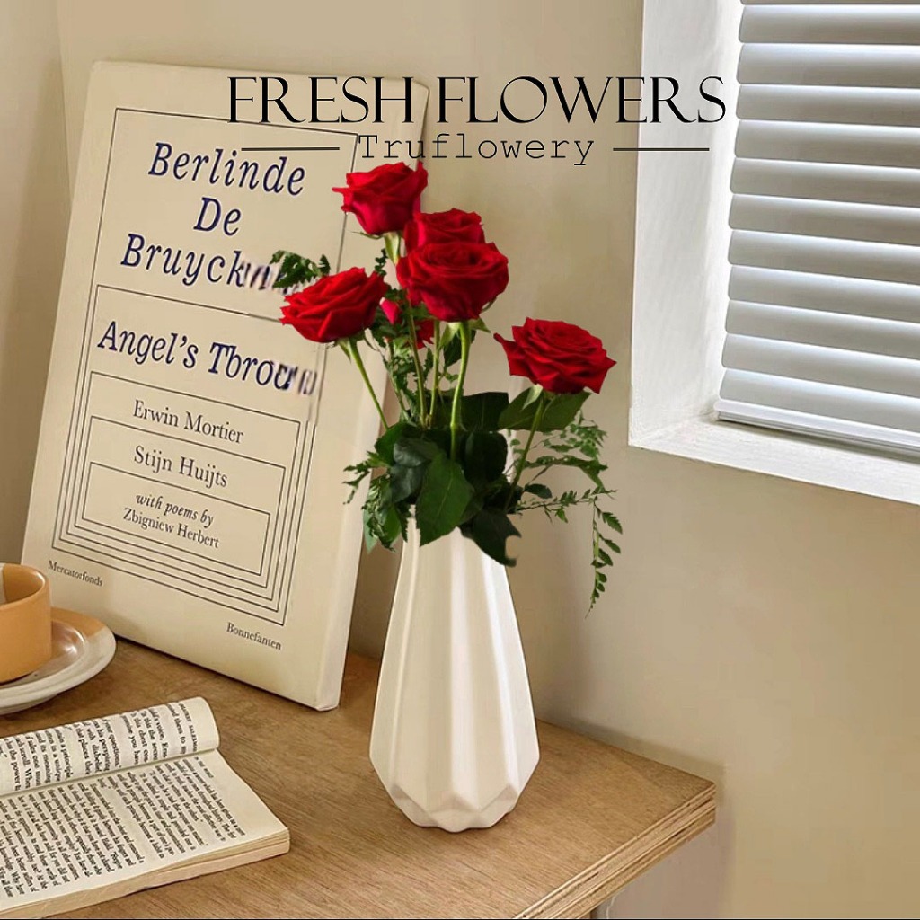 🌷(5pcs) ROSES 玫瑰 FRESH FLOWER BUNGA SEGAR ROSE Cameron Highlands ...