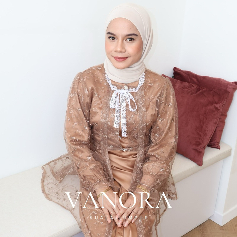 [VANORA] Qaseh Kebaya Set With Inner & Semi Pario | Shopee Malaysia