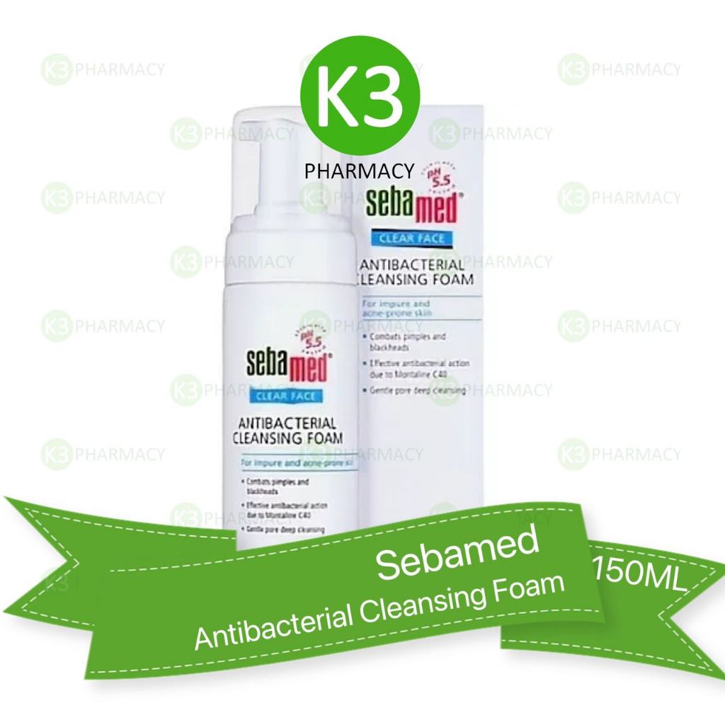 Sebamed Clear Face Antibacterial Cleansing Foam (150ML) | Shopee Malaysia