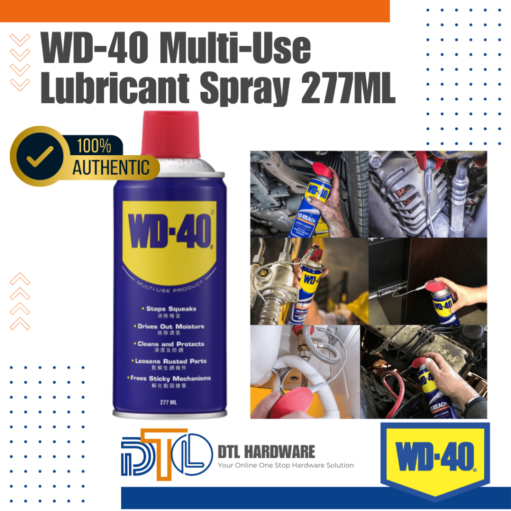 WD-40 Multi-Use Product Multi-Purpose Lubricant Spray 277ML | Shopee Malaysia