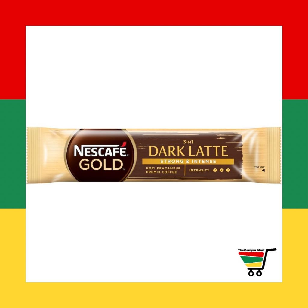TCM Nestle Nescafe Gold Dark Latte 34g instant coffee sticks | Shopee ...