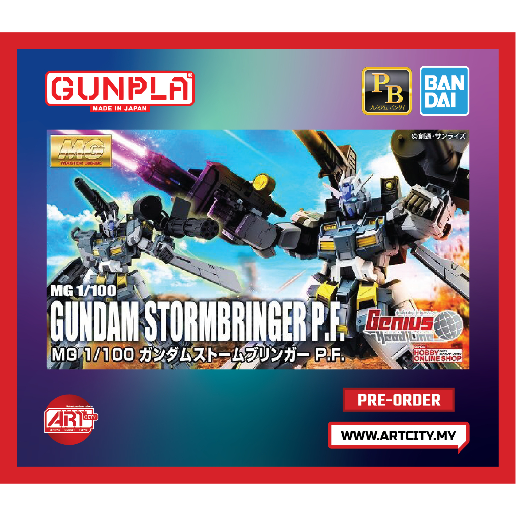 P-Bandai - MG Gundam Stormbringer P.F. - Gundam Build Divers - 1/100 ...