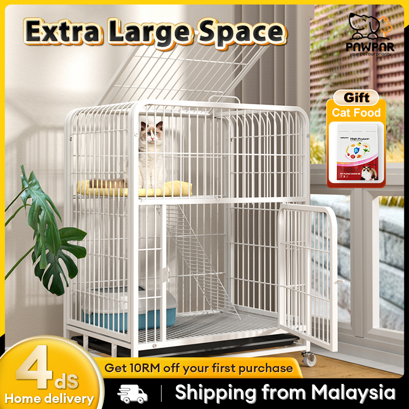Cat Cage large xxl Sangkar kucing besar Cat house 2 3 4 tingkat Cat ...