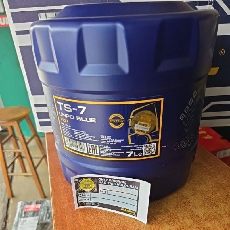 Mannol TS7 (7Liter) (Ada Stiker Hologram) *Last Offer* 10w40 Fully ...