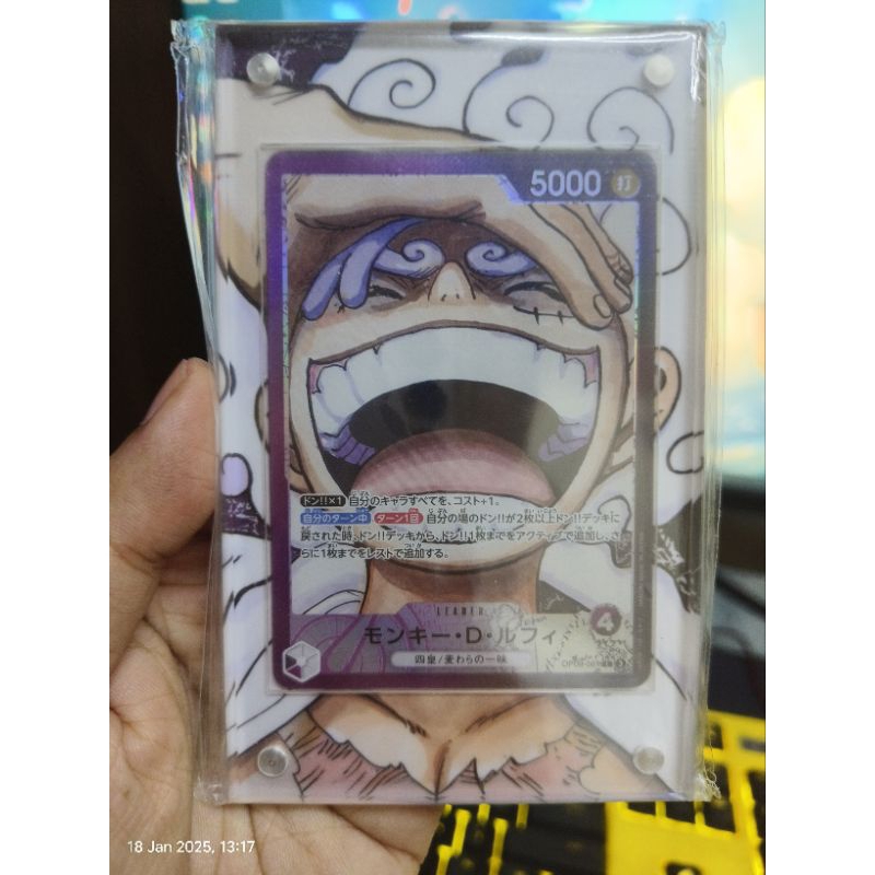 (Ori)One Piece Card Game OP09-061 Leader Monkey D Luffy Gear 5 Nika ...