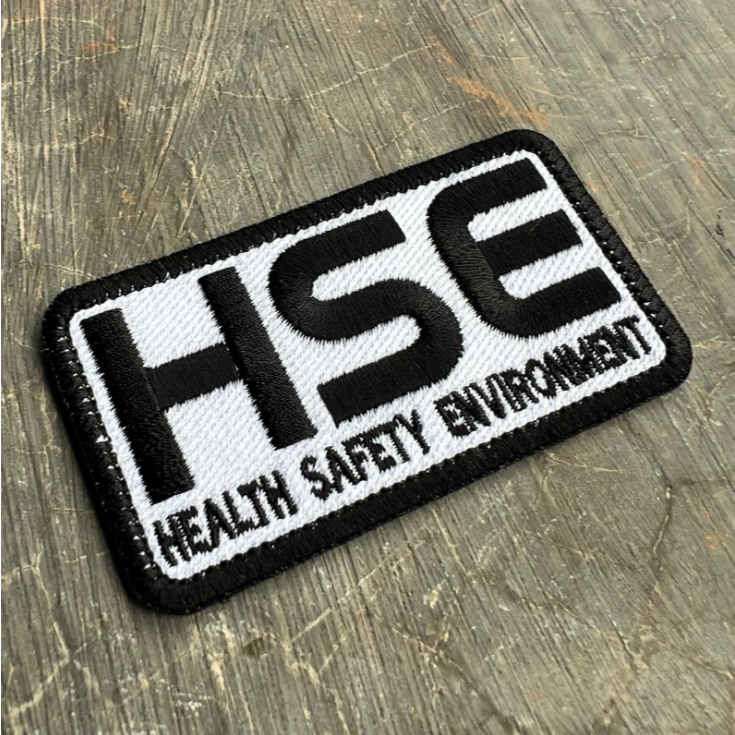 Patch Health And Safety Environment HSE - BLACK | Shopee Malaysia