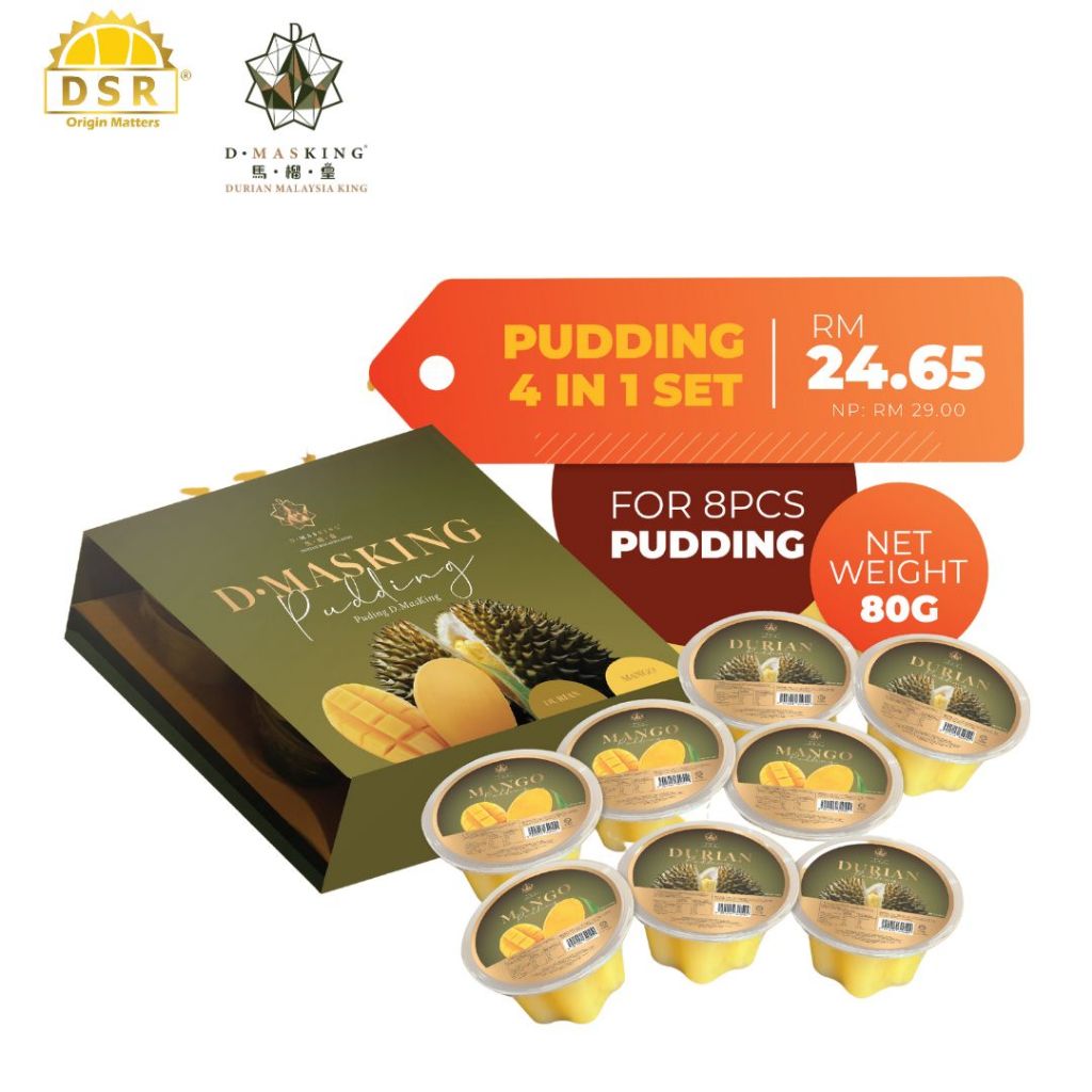 D.MasKing 4-in-1 Pudding Set – A Delightful Tropical Dessert Experience ...