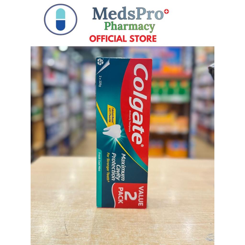 Colgate Fresh Cool Mint Toothpaste Value Pack 225gx2(EXP 11/2027 ...