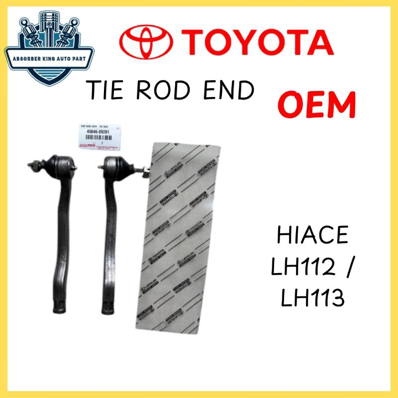 OEM TOYOTA HIACE LH112/LH113 TIE ROD END | Shopee Malaysia