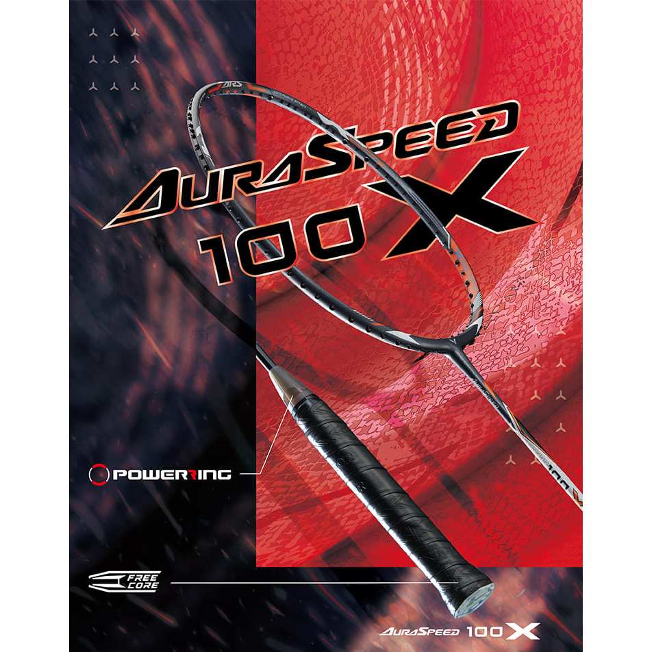 VICTOR AURASPEED 100X BADMINTON RACKET WITH BAG (100% ORIGINAL ...