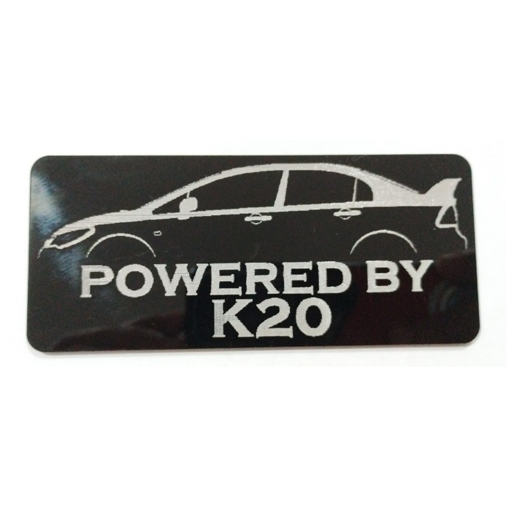 honda civic fd 2.0 powered by k20 emblem fd2 fd2r | Shopee Malaysia