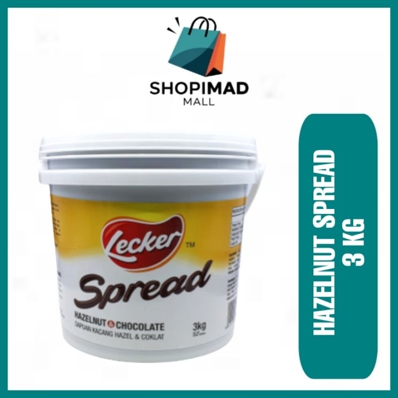 LECKER HAZELNUT CHOCOLATE SPREAD 3KG | Shopee Malaysia